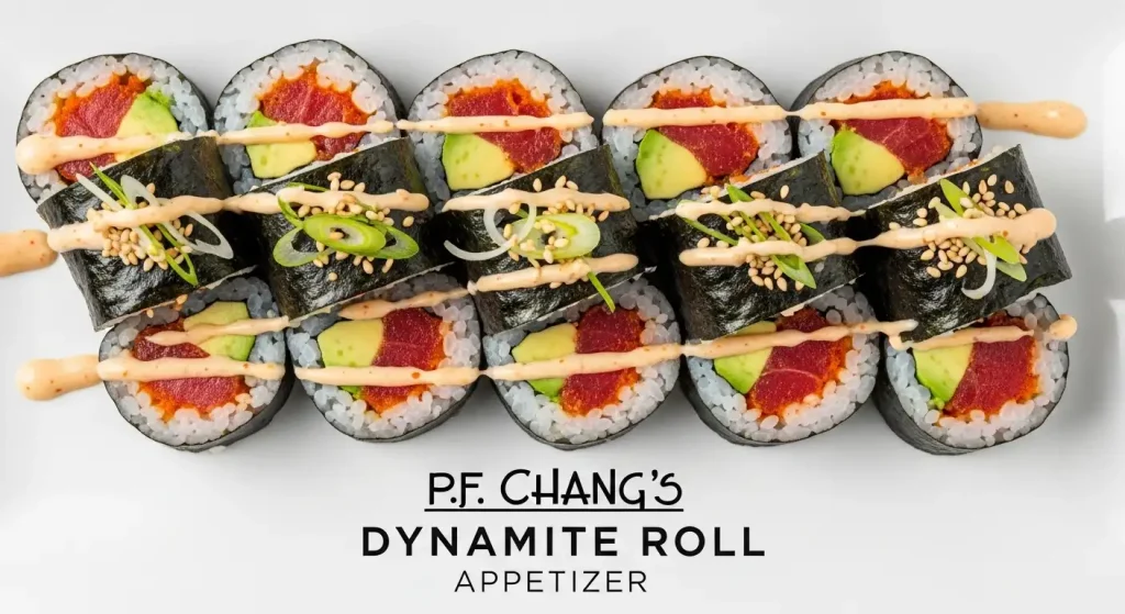 PF Chang’s Dynamite Roll Appetizer Price Calories Nutrition